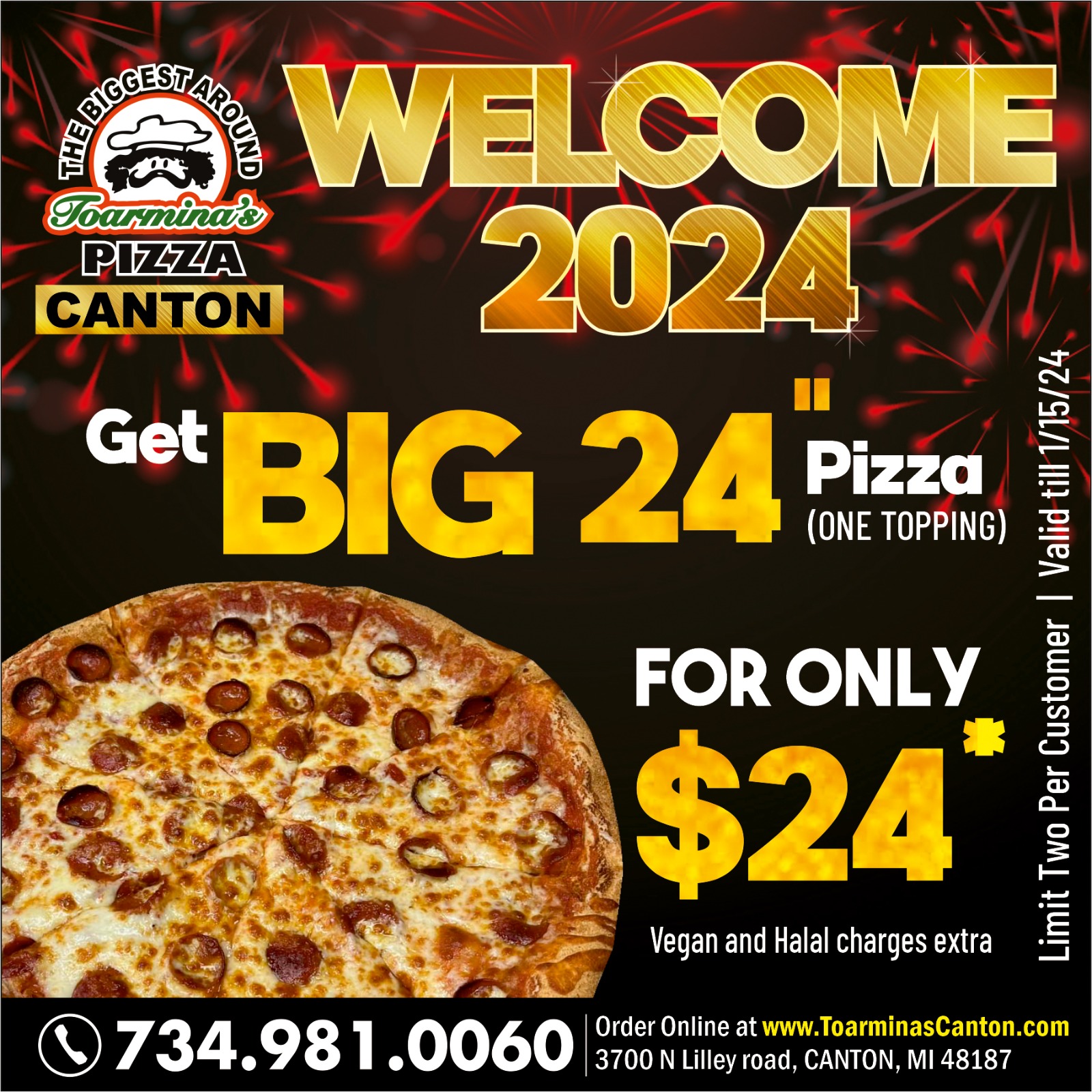 Specials - Toarmina's Pizza