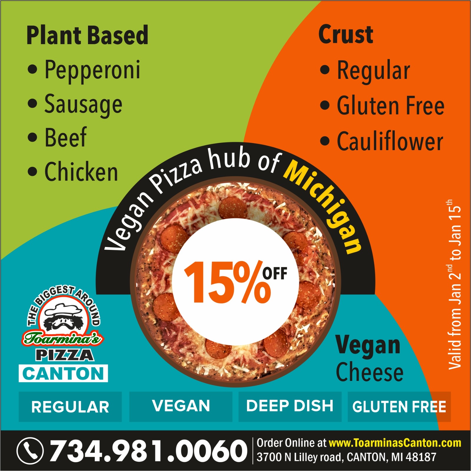 Specials - Toarmina's Pizza